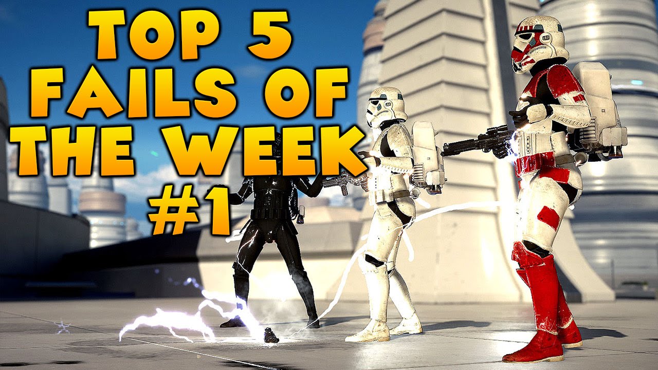 Star Wars Battlefront Top 5 Fails Of The Week #1 - YouTube
