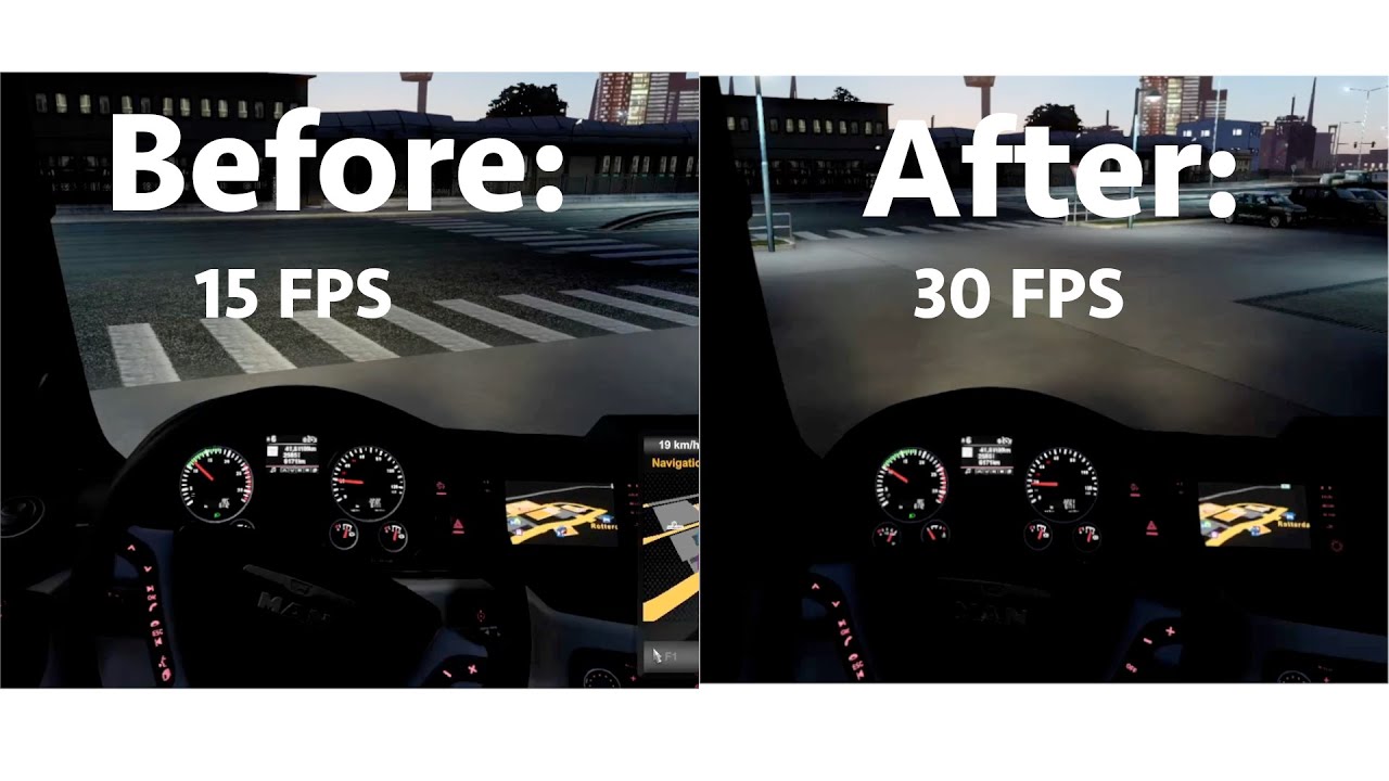 Wie man mehr FPS in Euro Truck Simulator 2 machen kann. - YouTube