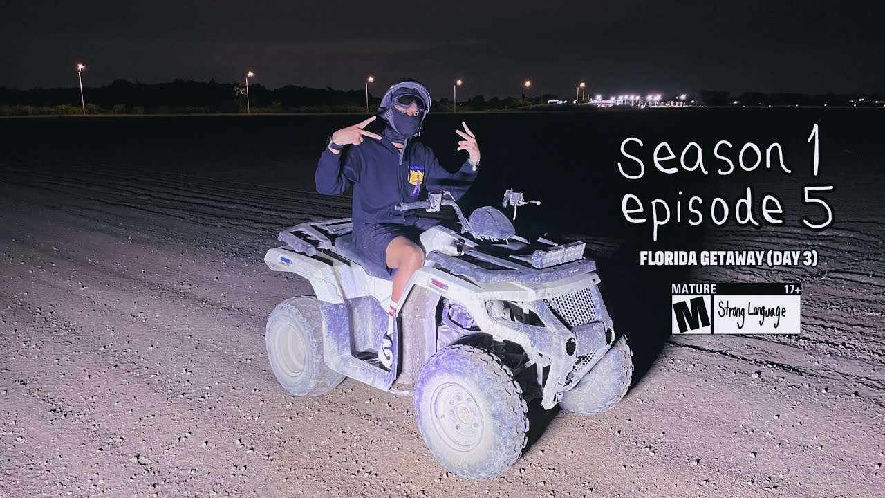 i went ATV riding at night (Day 3 in Florida) - YouTube
