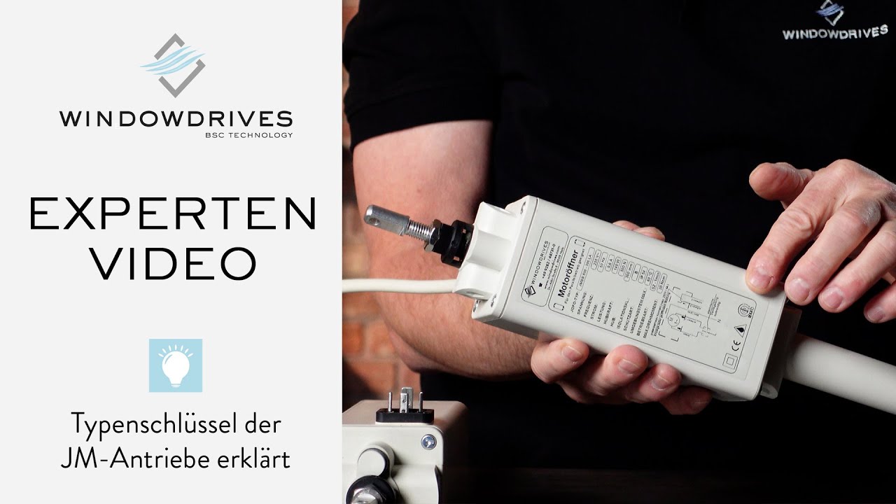 Spindelantriebe JM: Erklärung des Typenschlüssels - YouTube