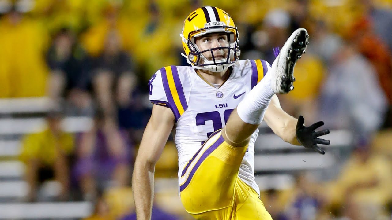 Jamie Keehn (LSU P) vs Alabama 2015 - YouTube