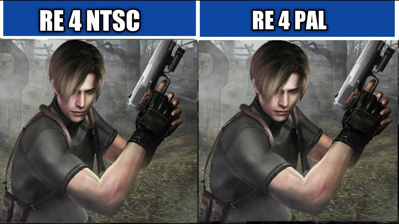Resident Evil 4 PS2 NTSC vs PS2 PAL Version-Frame Rate Test - YouTube