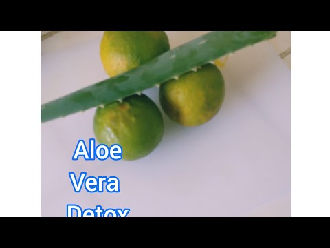 HOW TO MAKE ALOE VERA LEMON 🍋BLOOD DETOX/GARLIC LEMON 🍋 CLEANSE.