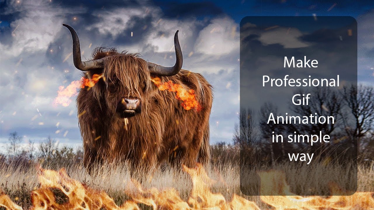 How to Create an Animated GIF in Photoshop | Fire GIF Animation in ...