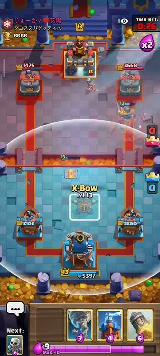 3.5 Ice Bow Deck - Xbow vs Log Bait - Best Clash Royale Gameplay - YouTube