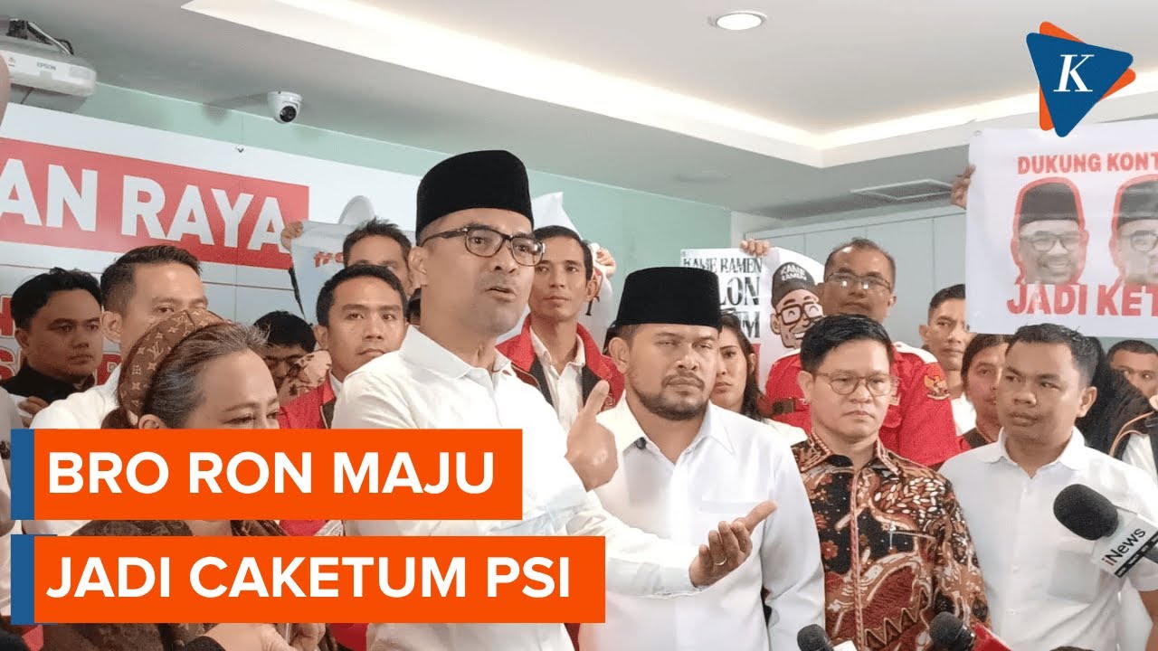 Ditantang Kaesang, Bro Ron Maju Jadi Caketum PSI - YouTube