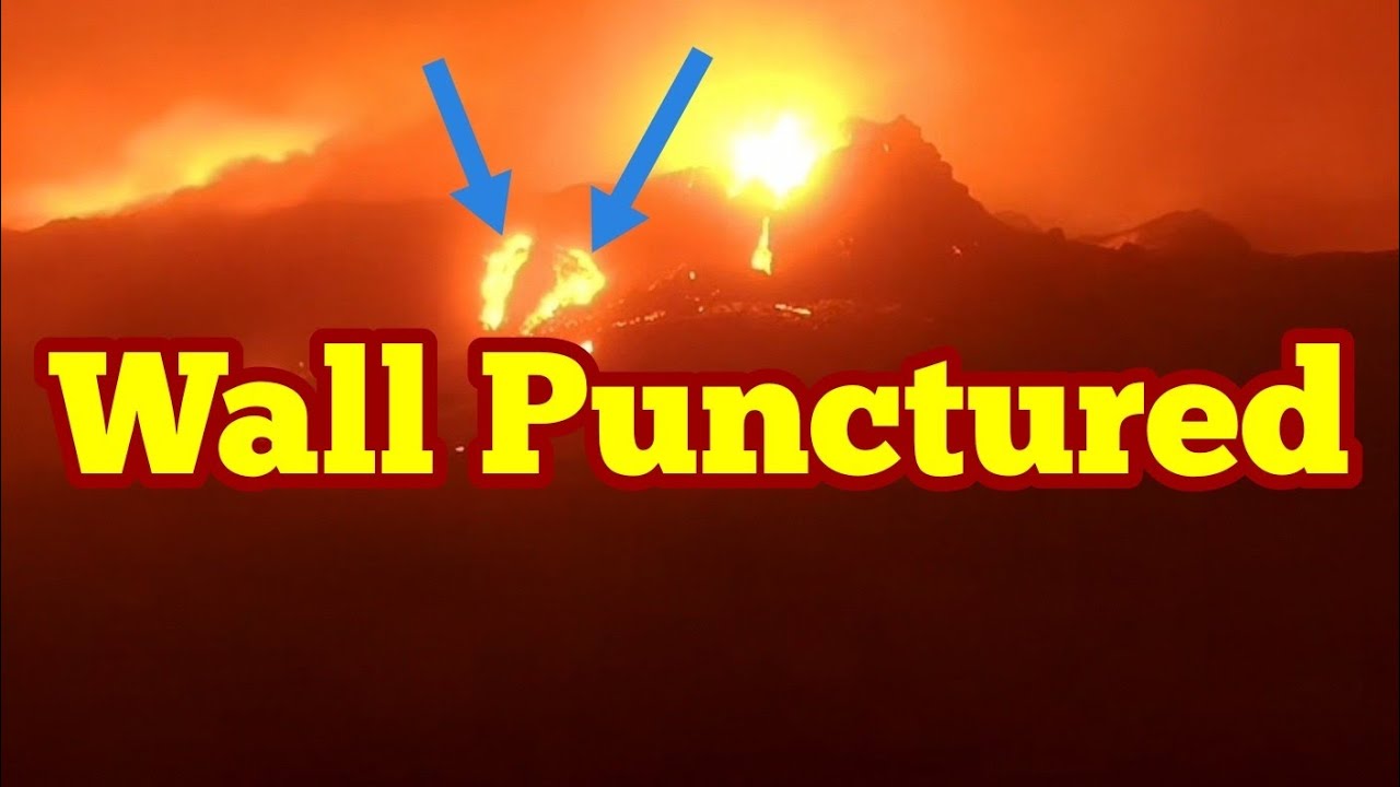 Punctured At Two Spots, Under Pressure Of Fresh Magma/ Iceland ...