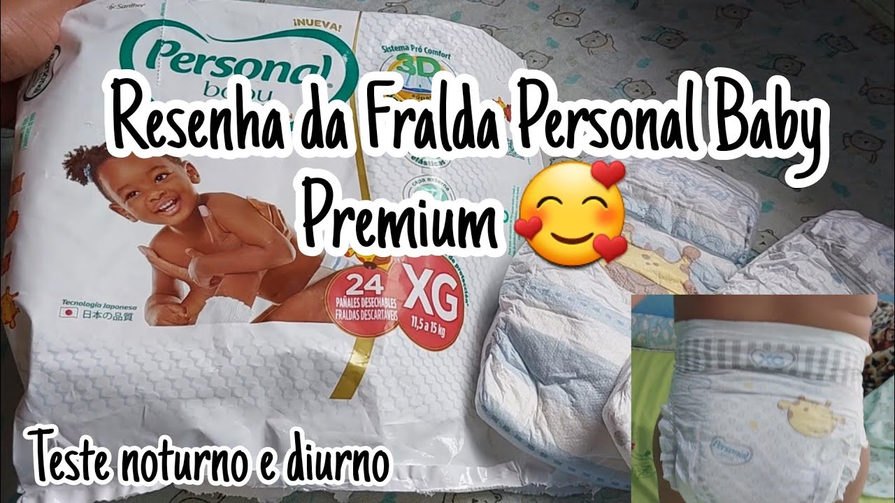 RESENHA DA FRALDA PERSONAL BABY PREMIUM PROTECTION 🥰 - YouTube