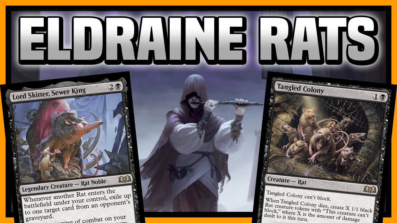 Wilds of Eldraine RAT TRIBAL w/ Lord Skitter & Tangled Colony 【 MTG ...