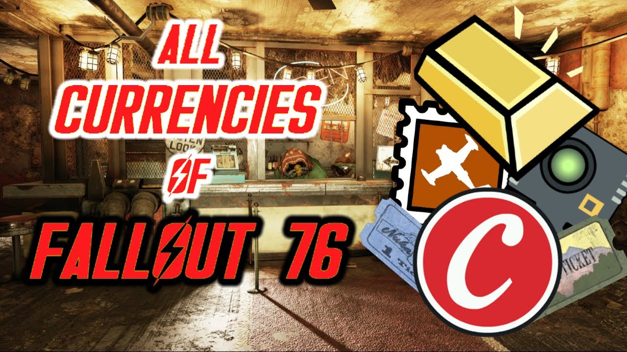 All MAIN and SECRET Currencies in FALLOUT 76 - YouTube
