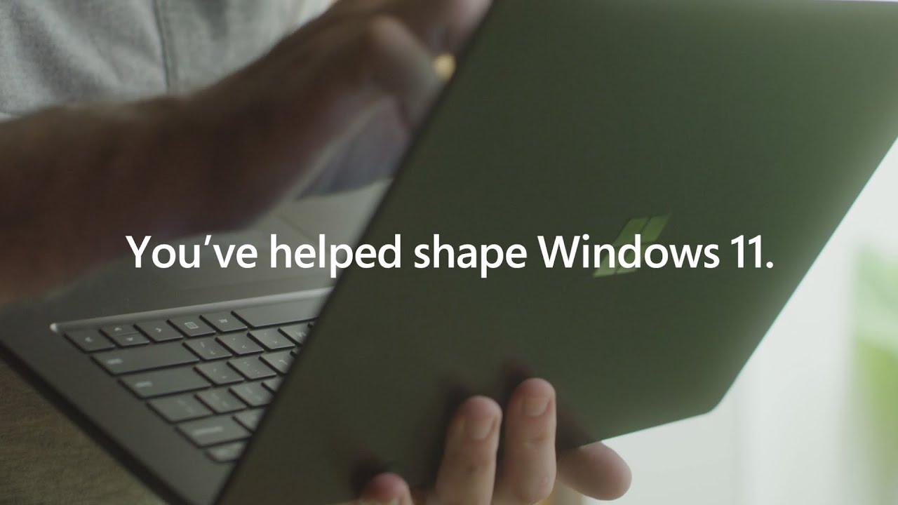 Thank you Windows Insiders for helping us shape Windows 11 - YouTube