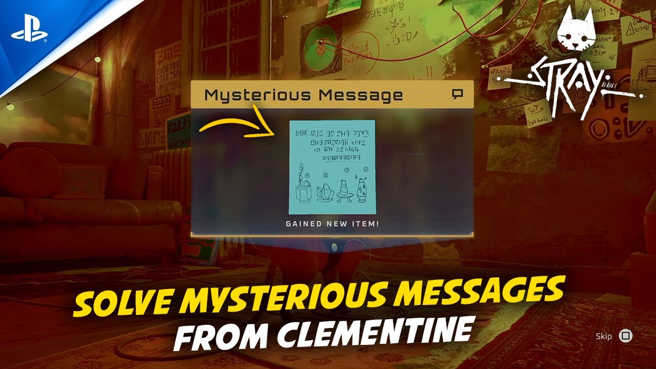 STRAY - PS5 | The MidTown - Solve Mysterious Messages From Clementine ...