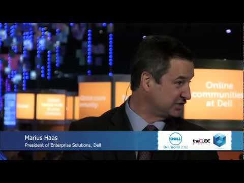 Marius Haas, Dell - DellWorld 2012 - #DellWorld #theCUBE - YouTube