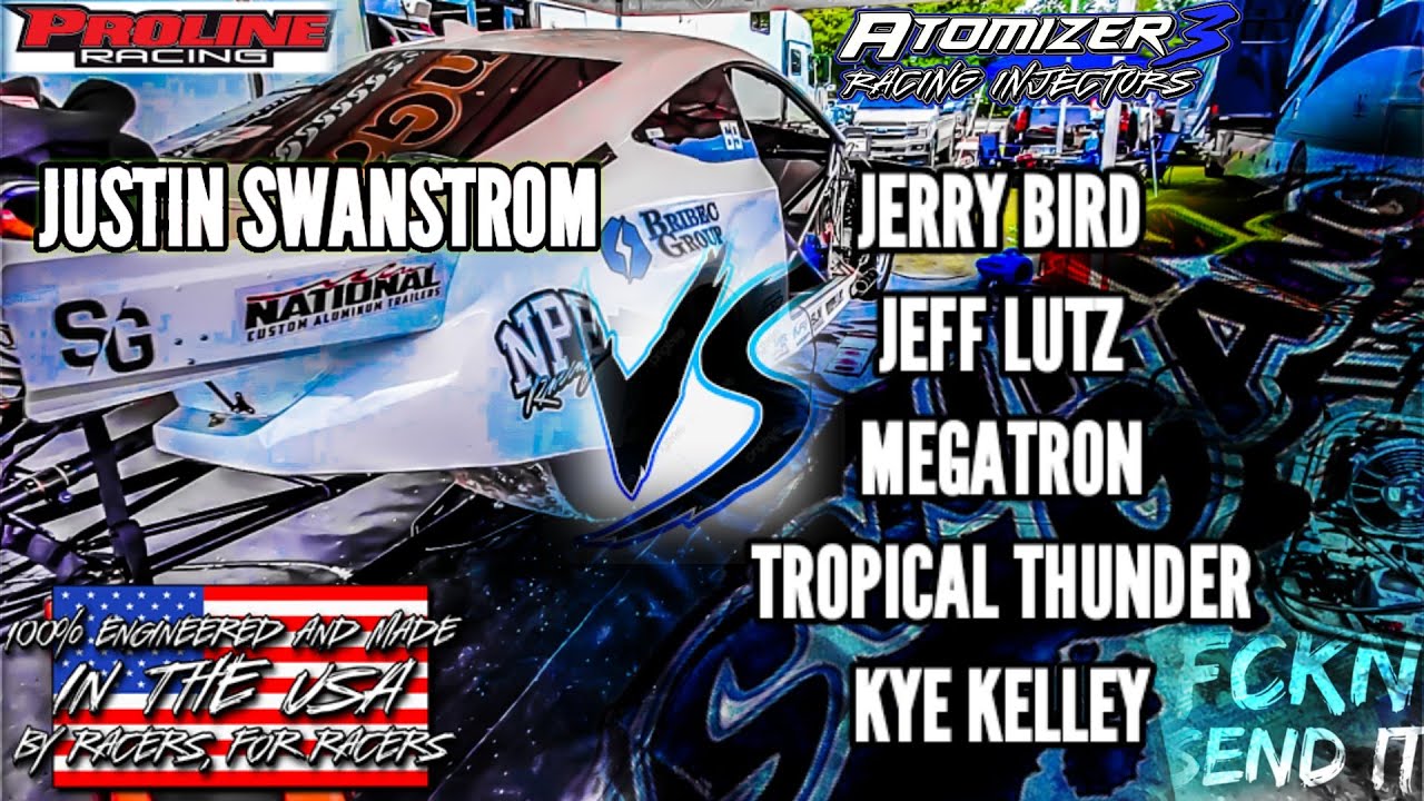 JUSTIN SWANSTROM KYE KELLEY JEFF LUTZ MEGATRON STREET OUTLAWS NO PREP ...