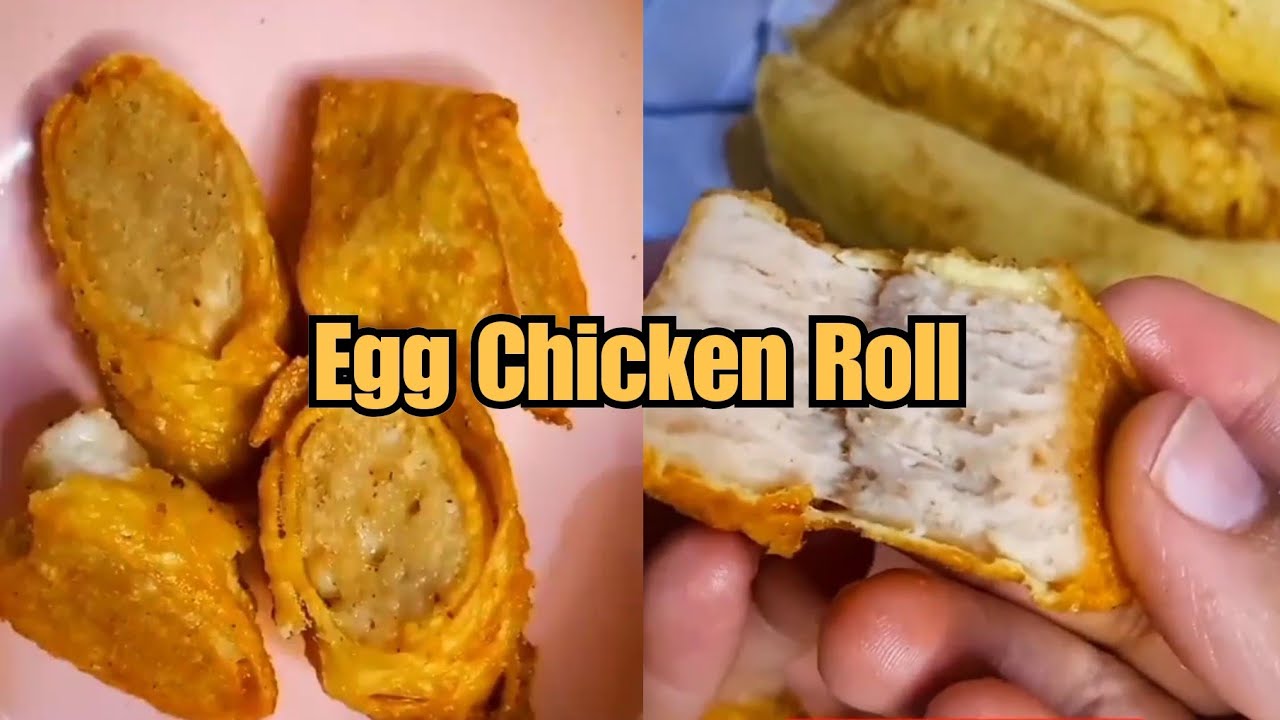 Resep Egg Chicken Roll - YouTube