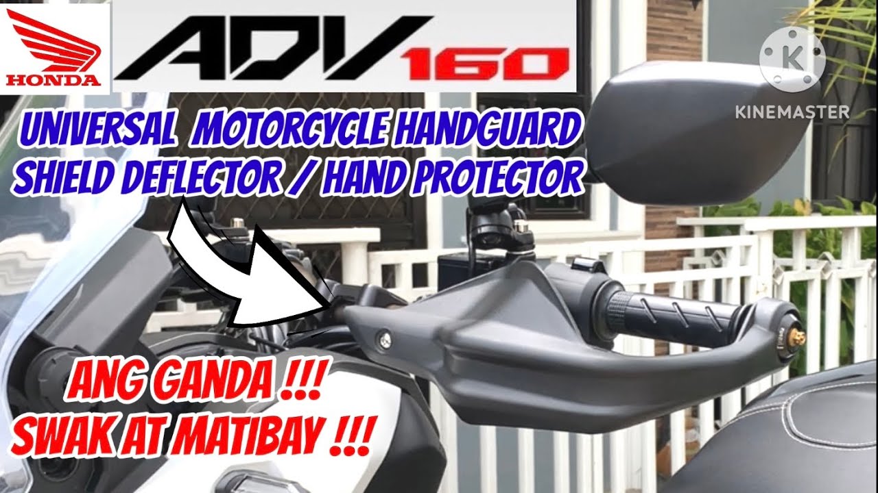 Honda ADV 160 || Motorcycle Handguard Shield Deflector Hand protector ...