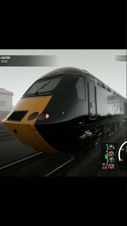 Experience This Amazing British High-Speed Train GWR in Train Sim World 3 #shorts - YouTube