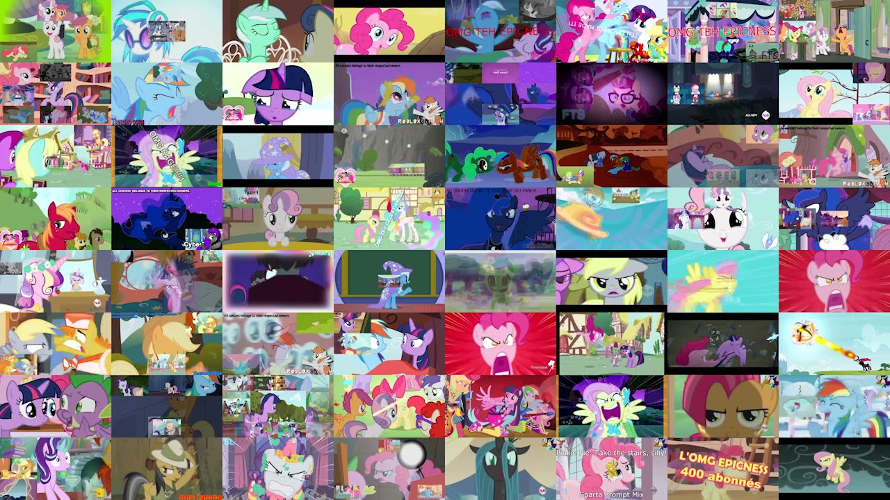 My Little Pony Sparta Remix Ultimateparison 9 - YouTube