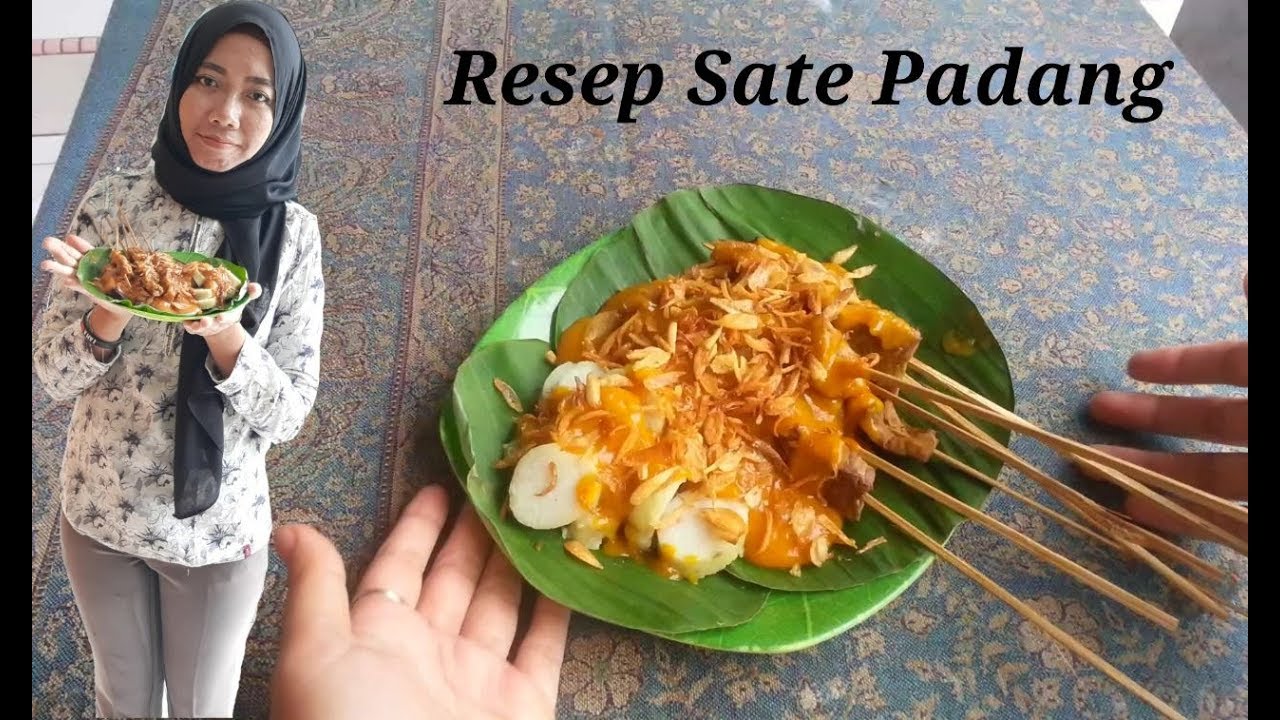 Sate padang sedap simple resep - YouTube