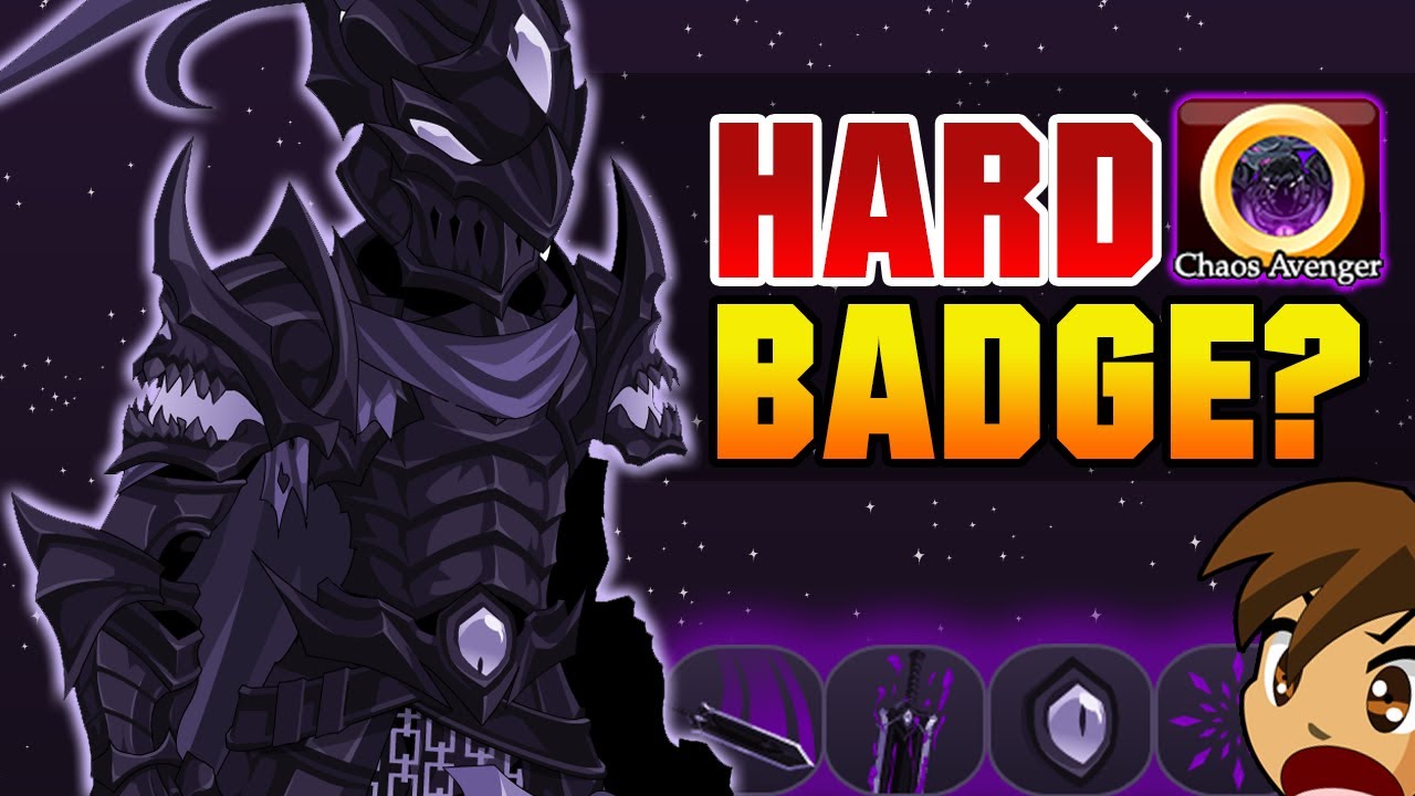 =AQW= GETTING CHAOS AVENGER CLASS + BADGE!!! (FREE PLAYER)! | AQWorlds ...