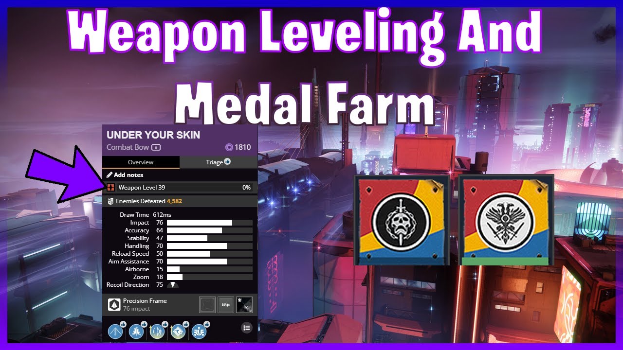 The Best Way To Level Up Weapons Right Now & Guardian Games Medal Farm ...