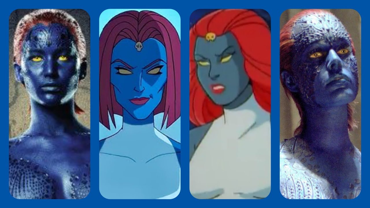 Evolution of "Mystique" in Cartoons and Movies (Marvel Comics) - YouTube