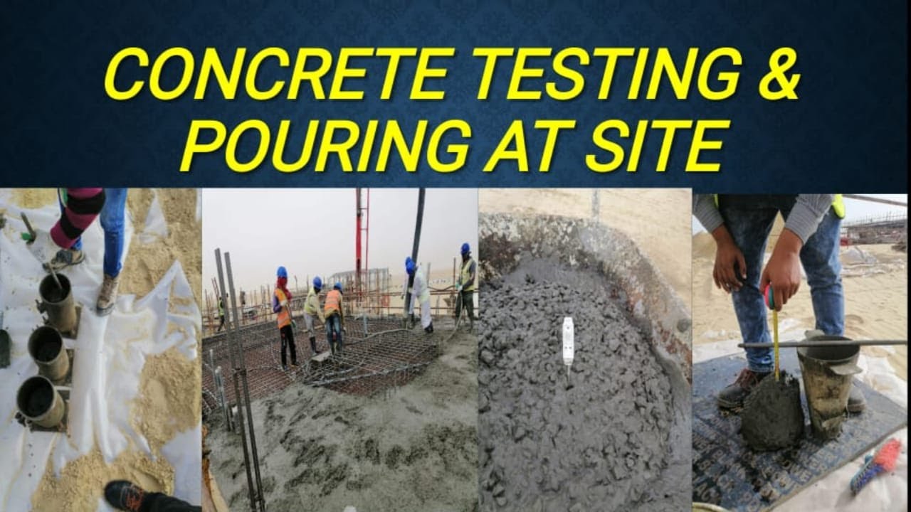 Civil Construction Site Working & Concrete Testing at Site - YouTube