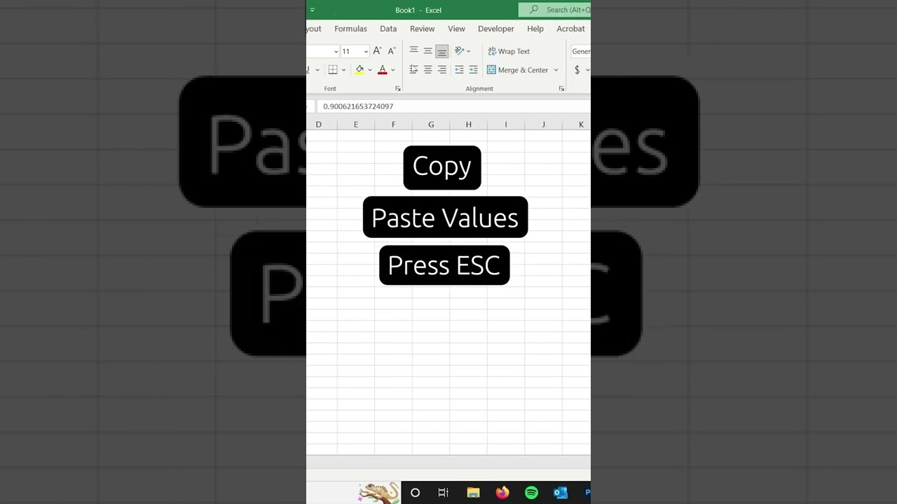 Create A Keyboard Or Mouse Shortcut For Copy Paste As Values In Excel Create A Keyboard Or Mouse Shortcut For Copy Paste As Values In Excel