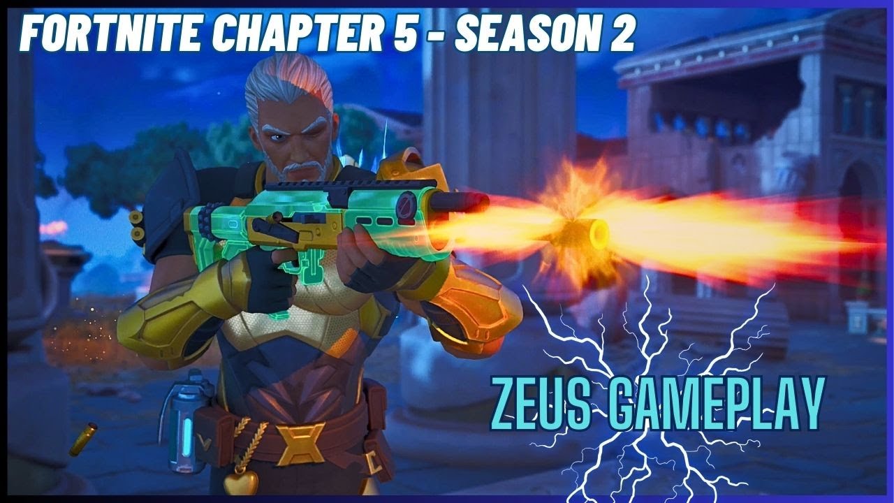 FORTNITE Chapter 5 - Season 2 Legendary Skin ZEUS Gameplay. - YouTube
