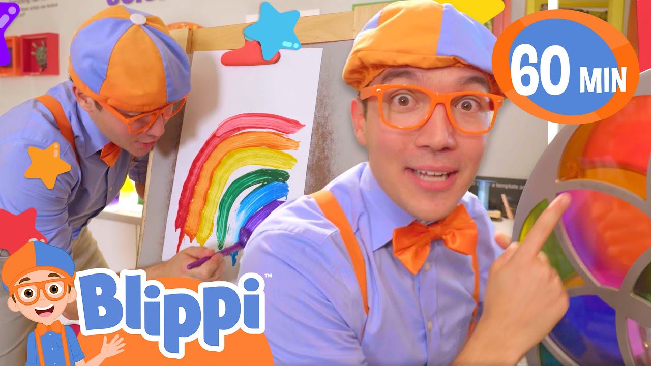 Learn The Colors Of The World🎨 | Blippi 1 HOUR Compilation | Home ...