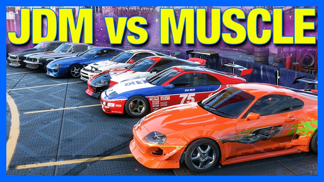 Forza Horizon 5 Online : JDM vs MUSCLE!! (Powered By @Elgato, Race 2 ...