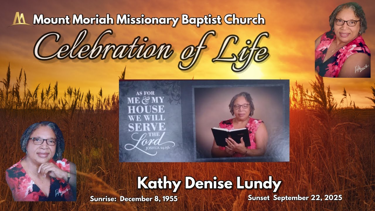 Celebration of Life for Kathy D. Lundy, September 29, 2025, 11am - YouTube