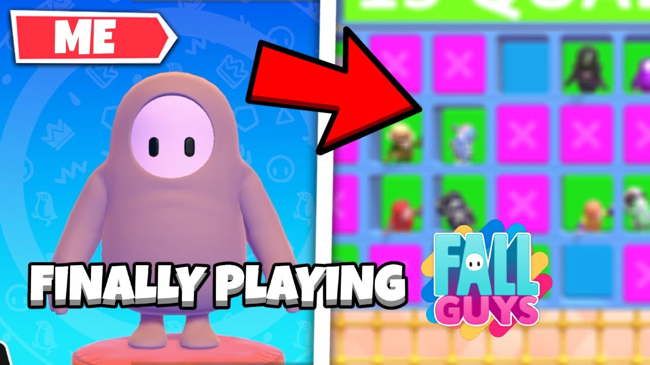 FINALLY PLAYING FALL GUYS! - YouTube