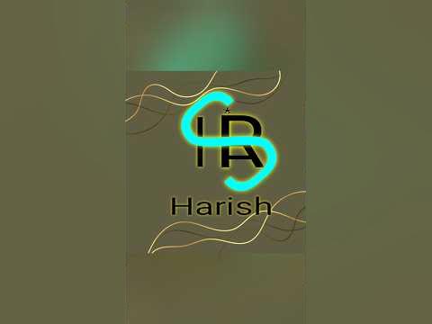 Harish name logo please subscribe and comment your name #logo # ...