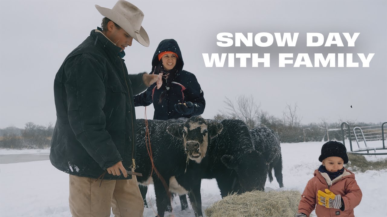 The Greatest Benefits of Snow Days on the Ranch (family) - YouTube