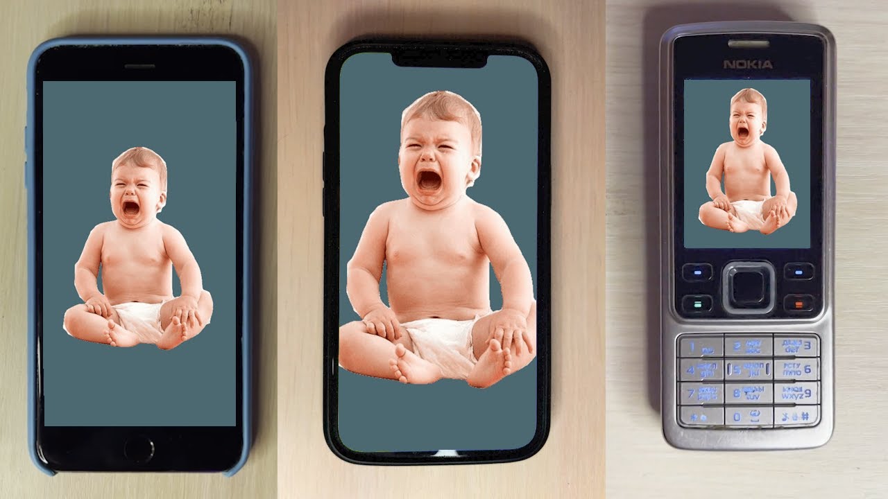 Baby crying sound from different mobile devices - YouTube