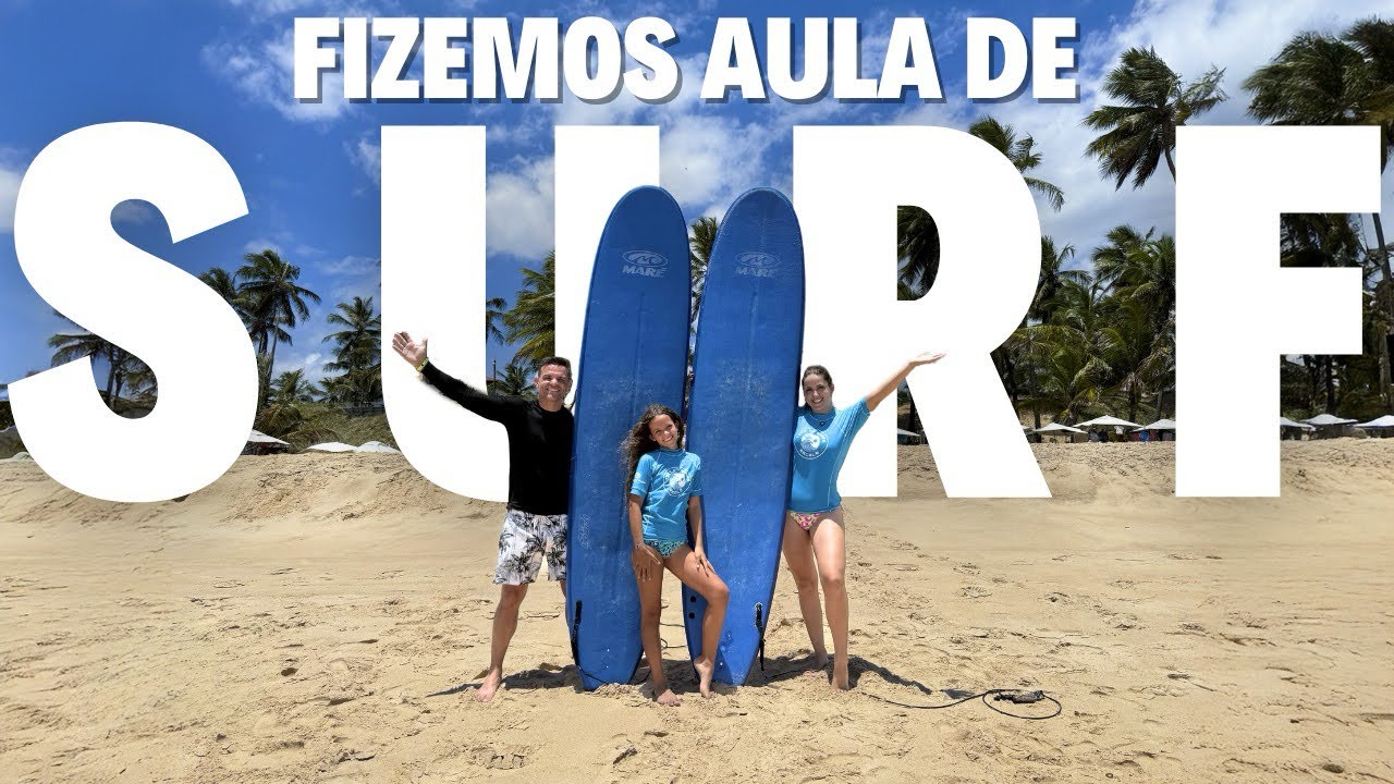 Fazendo aula de Surf - YouTube
