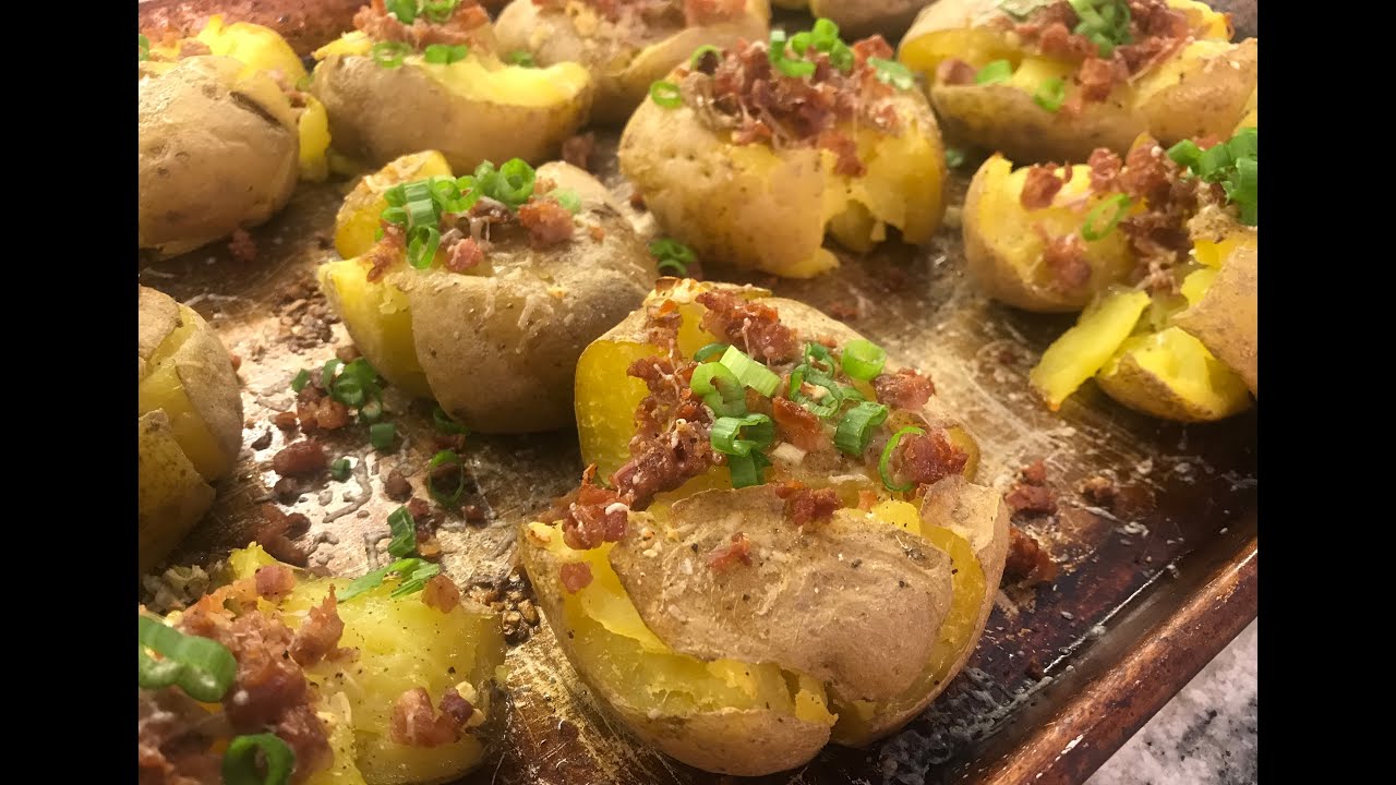 Quarantine Kitchen: Smashed Potatoes - YouTube
