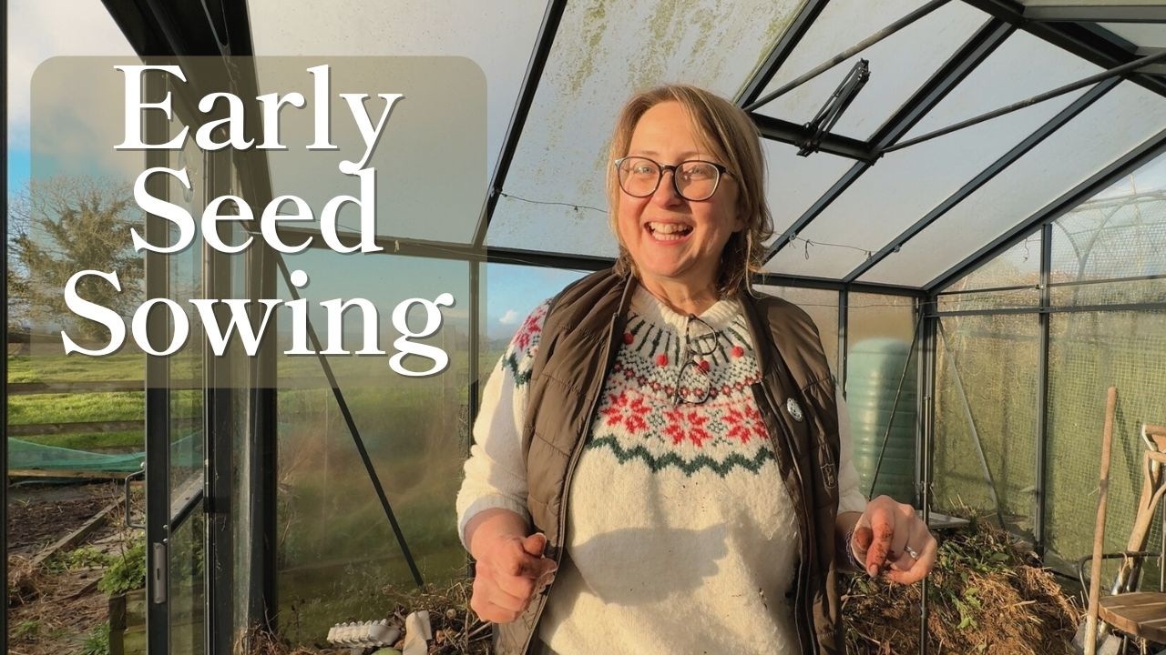 Random New Year's Day Seed Sowing + Christmas Gardening Tool Haul - YouTube