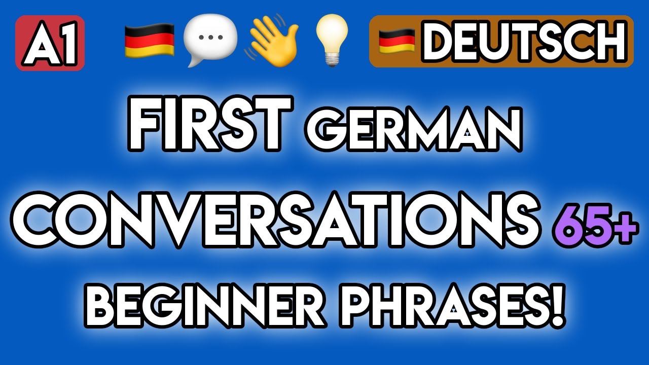 Learn German for Beginners | 65+ Must-Know Phrases for Your First ...