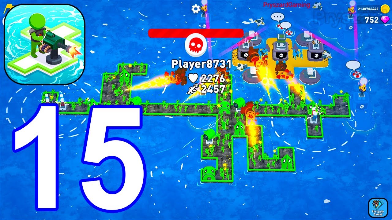 War of Rafts: Crazy Sea Battle - Gameplay Walkthrough Part 15 Raft Army ...