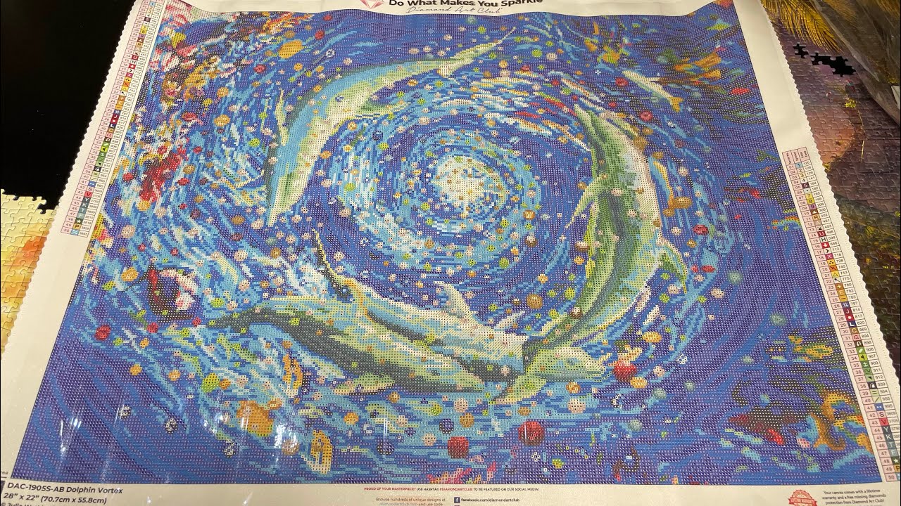 Diamond Art Club Dolphin Vortex Unboxing! - YouTube