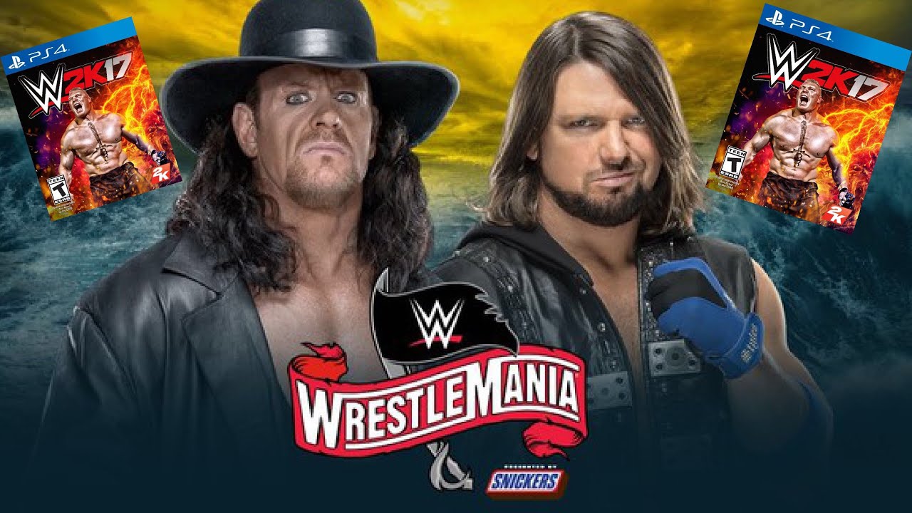 Undertaker VS AJ Styles (WWE Undertaker's Final Match WWE2K17) - YouTube