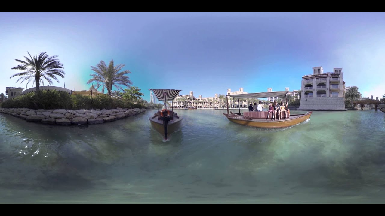 Jumeirah Madinat Abra ride - 360 degree video - YouTube