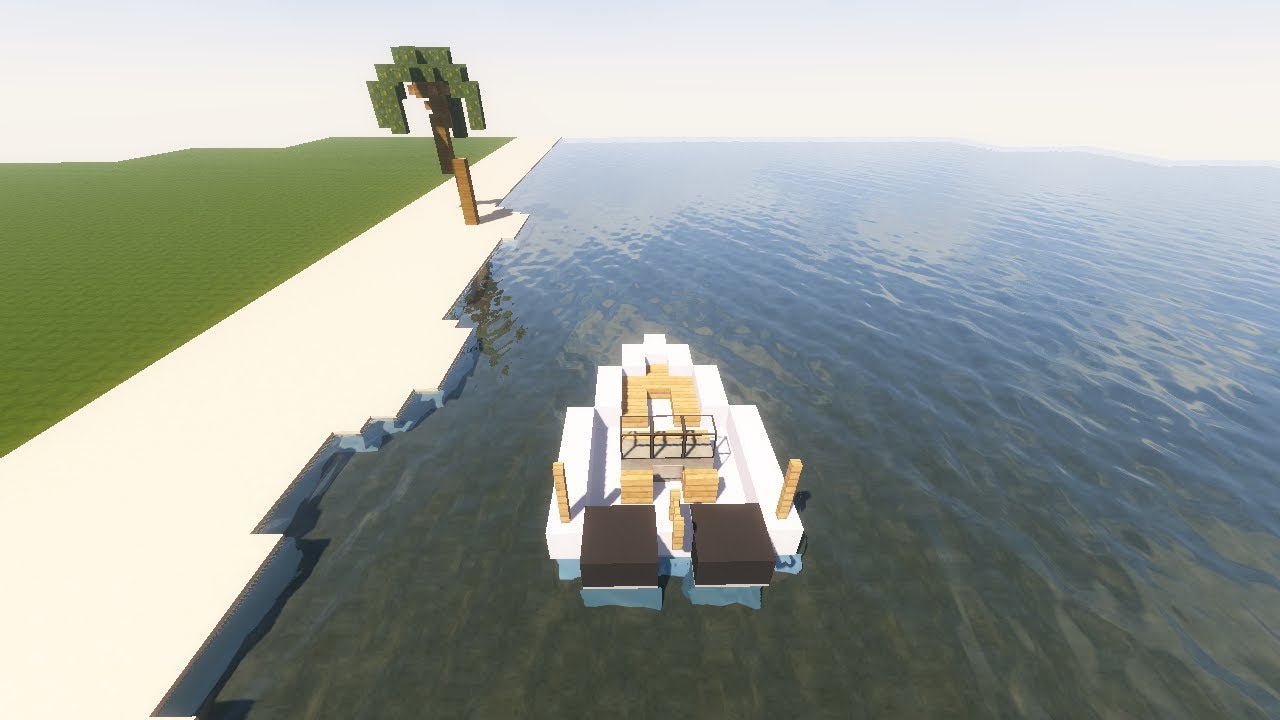 Minecraft | Simple modern speed boat! - Minecraft Moments #1 - YouTube