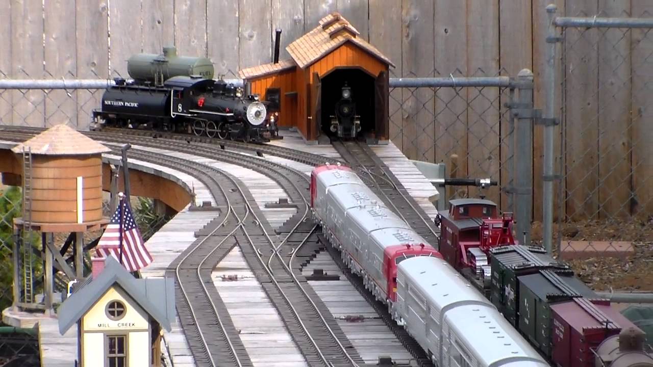Photographers Special. Crescent City High Iron Outdoor Train Layout ...
