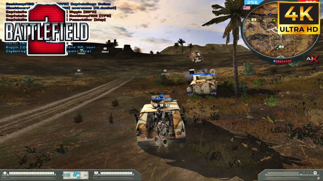 Battlefield 2 (2005) AIX Mod 70 vs 70 Full 4K gameplay - YouTube