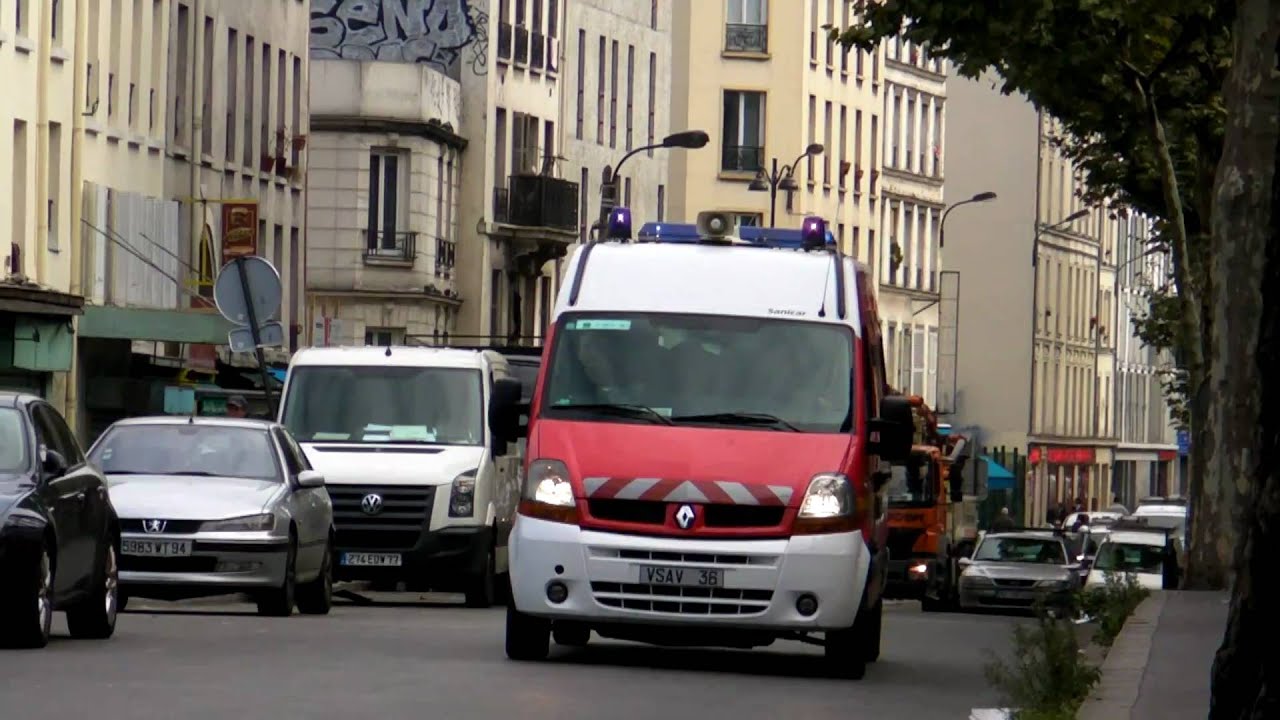 Sapeurs Pompiers de Paris French Siren Responding - YouTube