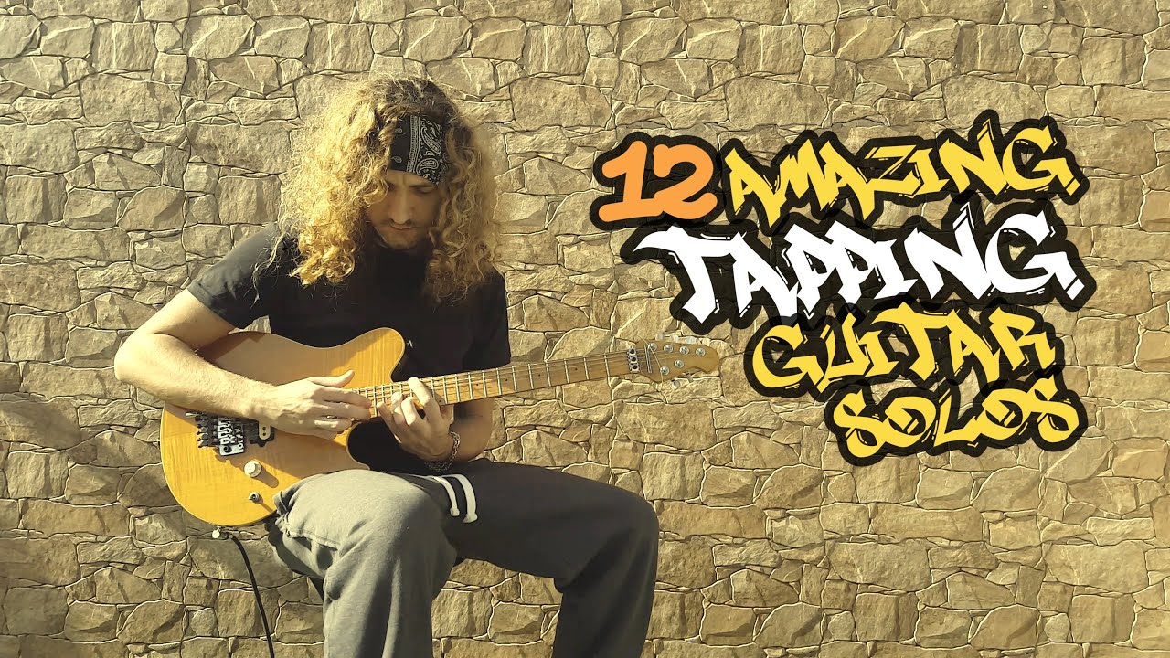 12 Amazing Tapping Guitar Solos - YouTube