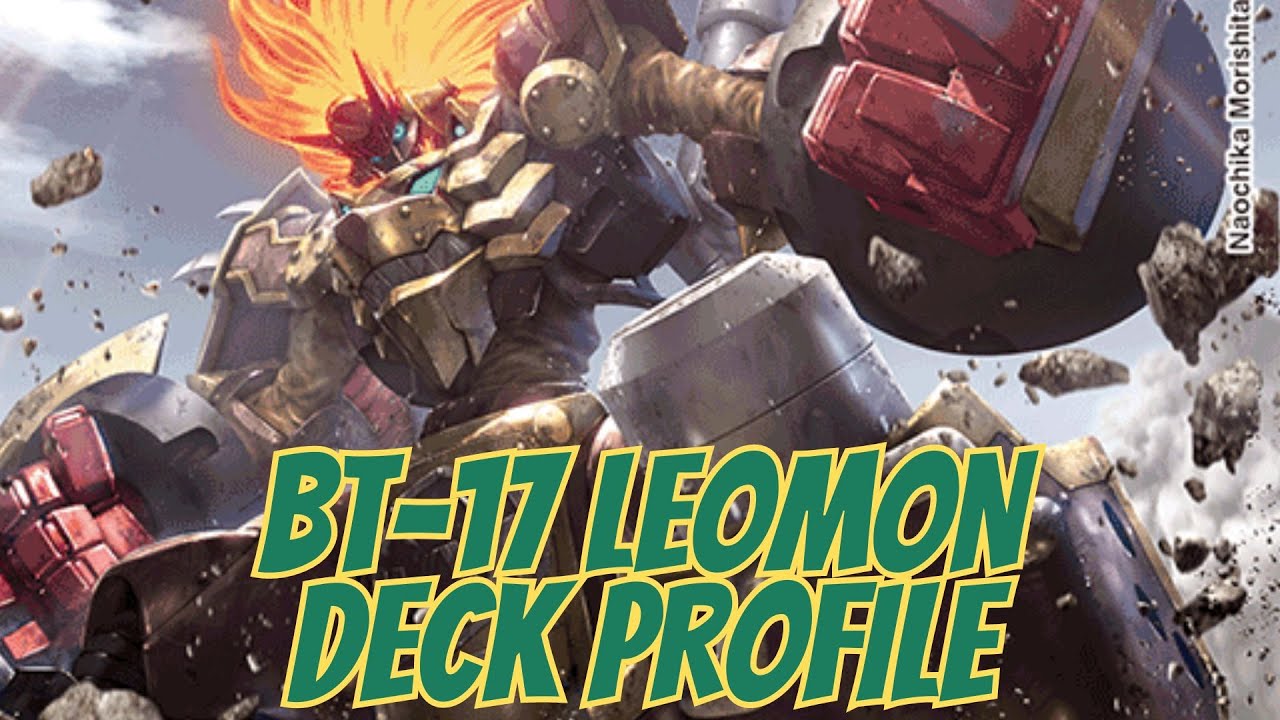[DIGIMON TCG DECK PROFILE! BT-17] LEOMON! - YouTube